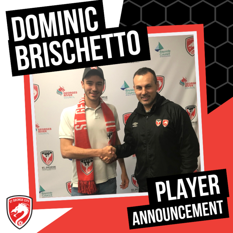 PLAYER SIGNING - DOMINIC BRISCHETTO - St George City