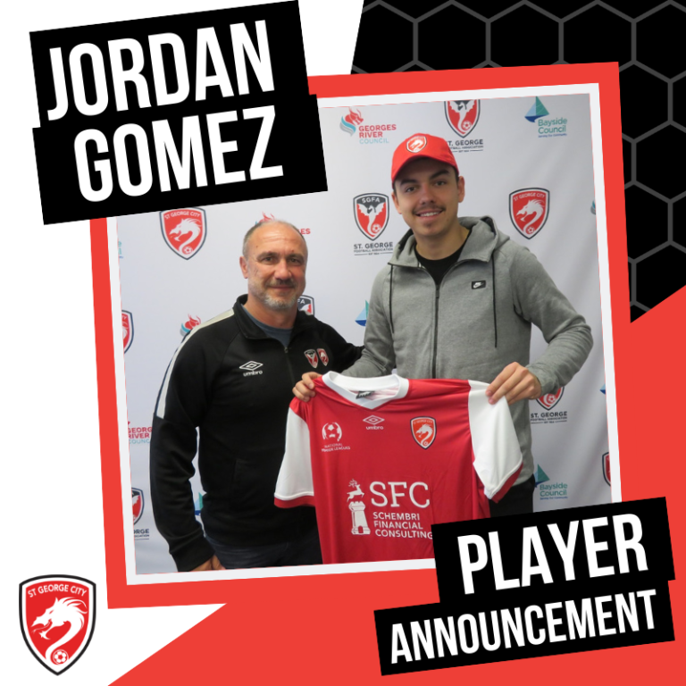 PLAYER SIGNING - JORDAN GOMEZ - St George City